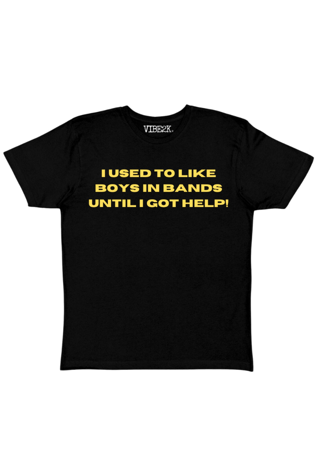 I Used To Like Boys In Bands Until I Got Help Baby Tee – VIBE2K